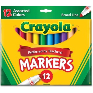 Crayola Broad Tip Classic Markers - CYO587712 - Shoplet.com