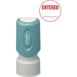 Xstamper Pre-Inked ENTERED Stamp - XST11418 - Shoplet.com