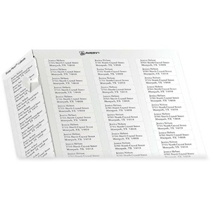 Avery Easy Peel Return Address Labels, 1/2"x1-3/4" , 800 Labels (18167 ...