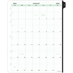 DAYTIMER'S INC. Day-Timer Original Planner Folio Size Refill - DTM93010 ...