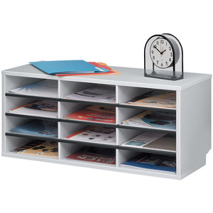 Fellowes 12-Compartment Sorter Literature Organizer - FEL25004 ...