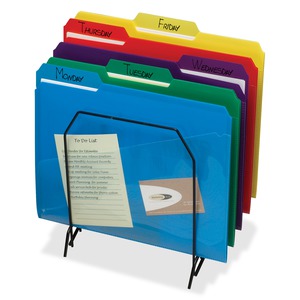 Smead Color Top Tab Poly Slash Pocket Folders - SMD10540 - Shoplet.com