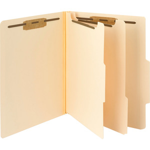 Smead 2/5 Tab Cut Letter Recycled Classification Folder - SMD14000 ...