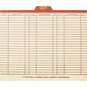 Smead Printed Form Out Guides - SMD51910 - Shoplet.com
