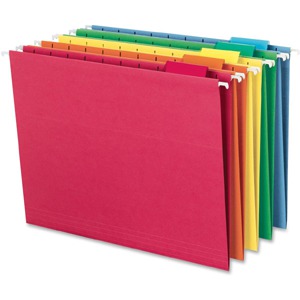 Smead Colored Hanging Folders with Tabs - SMD64059 - Shoplet.com