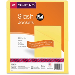 Smead Organized Up Slash-Style File Jackets - SMD75434 - Shoplet.com