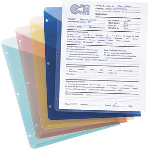 Smead InnDura 3-Hole Poly Slash Jackets - SMD89506 - Shoplet.com