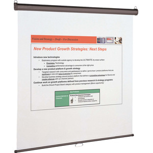 Quartet Manual Projection Screen - QRT670S - Shoplet.com