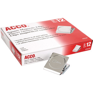 Acco Square Magnetic Clip - ACC72131 - Shoplet.com