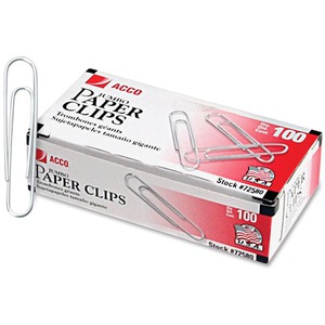 ACCO Economy Jumbo Smooth Paper Clips - ACC72580 - Shoplet.com
