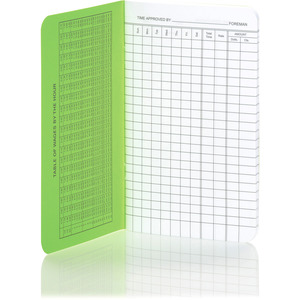 Wilson Jones Foreman's Time Book - WLJS802 - Shoplet.com