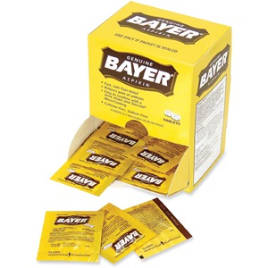 Bayer Aspirin Single Dose Packets - ACM12408 - Shoplet.com