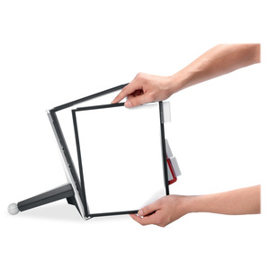 DURABLE SHERPA Desktop Reference Display System - DBL554200 - Shoplet.com