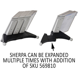 DURABLE SHERPA Desktop Reference Display System - DBL554210 - Shoplet.com