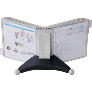 DURABLE SHERPA Desktop Reference Display System - DBL554210 - Shoplet.com