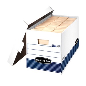 Bankers Box Stor/File Medium-Duty Storage Boxes - FastFold - FEL00701 ...