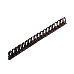 Fellowes Plastic Binding Combs - Black, 3/8" Diameter - FEL52325 - Shoplet.com
