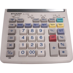 Sharp Calculators EL-1750V Printing Calculator - SHREL1750V - Shoplet.com