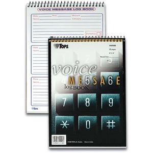 TOPS Voice Message Log Books - TOP44169 - Shoplet.com