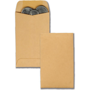 Quality Park Kraft Coin Envelopes - QUA50262 - Shoplet.com