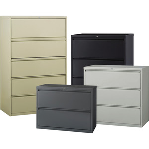Lorell Lateral File - 5-Drawer - LLR60432 Easy Ordering - Shoplet.com