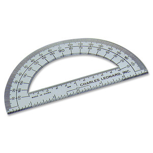 Charles Leonard CLI 6" Open Center Protractor - LEO77106 - Shoplet.com