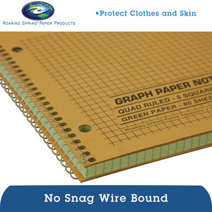 Roaring Spring 5x5 Graph Ruled Spiral Lab Notebook - ROA11209 - Shoplet.com