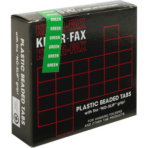 Kleer-Fax 1/5 Cut Hanging Folder Tabs - KLFKLE01423 - Shoplet.com