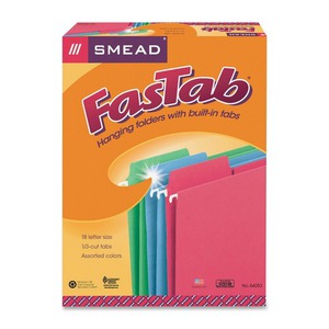 Smead FasTab Hanging Folders - SMD64053 - Shoplet.com