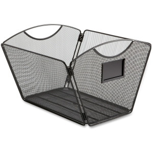 Safco Onyx Mesh Desktop Tub File - SAF2162BL - Shoplet.com