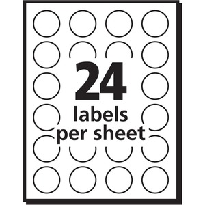 Avery Color-Coding Labels - AVE05466 - Shoplet.com