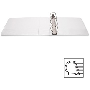 Business Source Basic D-Ring White View Binders - BSN28443 - Shoplet.com
