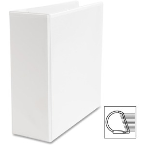 Business Source Basic D-Ring White View Binders - BSN28444 - Shoplet.com