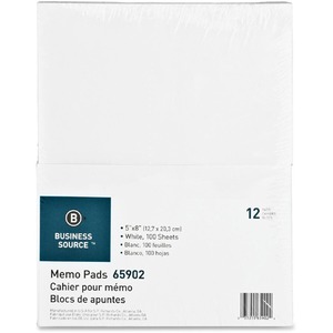 Business Source Plain Memo Pads - BSN65902 - Shoplet.com