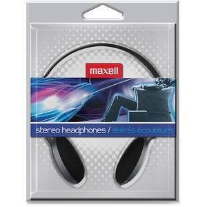 Maxell Lightweight Stereo Headphones - MAX190318 - Shoplet.com