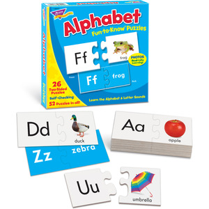 Trend Alphabet Fun-to-Know Puzzles - TEPT36002 - Shoplet.com