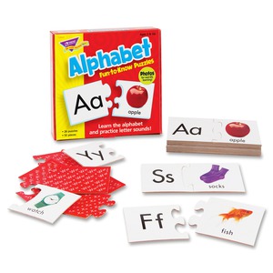 Trend Alphabet Fun-to-Know Puzzles - TEPT36002 - Shoplet.com