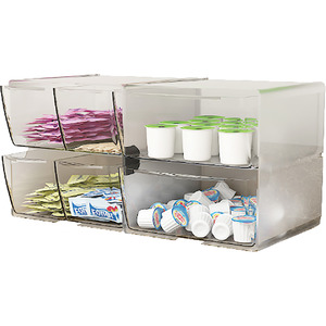 Deflecto Stackable Cube Organizer - DEF350101 - Shoplet.com