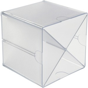 Deflecto Stackable Cube Organizer - DEF350201 - Shoplet.com