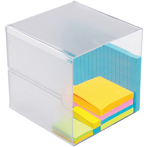 Deflecto Stackable Cube Organizer - DEF350401 - Shoplet.com