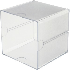 Deflecto Stackable Cube Organizer - DEF350401 - Shoplet.com