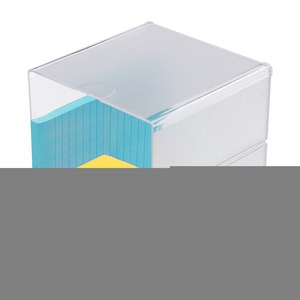 Deflecto Stackable Cube Organizer - DEF350401 - Shoplet.com