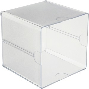 Deflecto Stackable Cube Organizer - DEF350401 - Shoplet.com