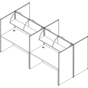 Lorell Essentials Series Rectangular Desk Shell - LLR69409 - Shoplet.com