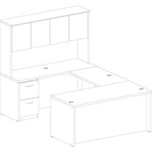 Lorell Essentials Series Rectangular Desk Shell - LLR69372 - Shoplet.com