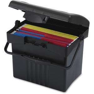 Storex Portable Storage Box - STX61502U01C - Shoplet.com