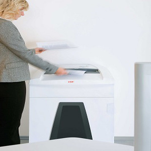 HSM SECURIO P36i HS L6 Optical Media Combo Shredder, Cross Cut - 14 Per ...