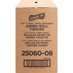 Genuine Joe Jumbo Dispenser Roll Bath Tissue - GJO2506008 - Shoplet.com