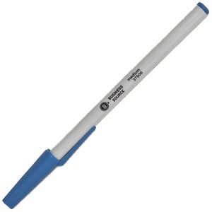 Business Source Medium Point Ballpoint Stick Pens - BSN37500 - Shoplet.com