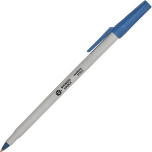 Business Source Medium Point Ballpoint Stick Pens - BSN37500 - Shoplet.com